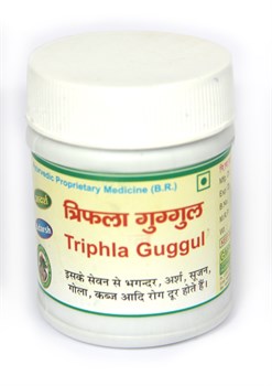 Triphla Guggul (Трифала Гуггул Адарш) - популярное аюрведическое ...